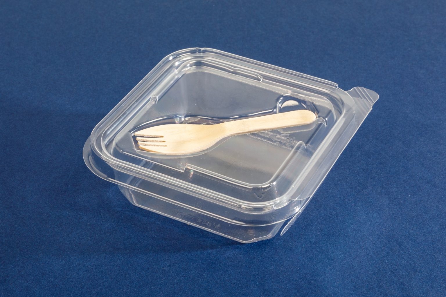 FC150 + Clear Wooden Spork Tamper-proof | Custom-Pak NZ